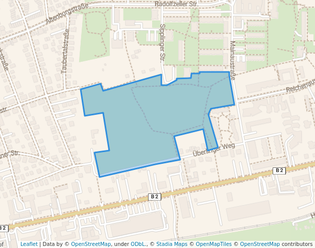Freizeitpark Aubing Ost in München | Map and Routes