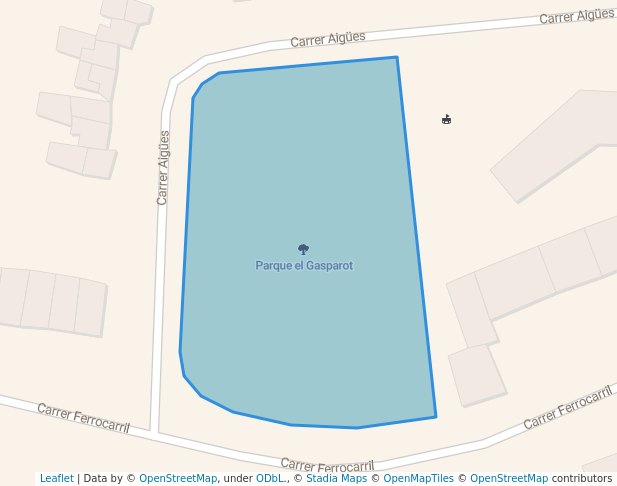 Parque el Gasparot in Villajoyosa | Map and Routes