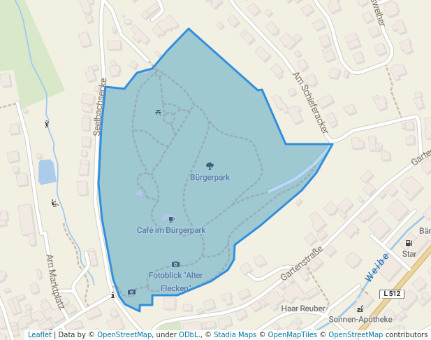 Bürgerpark in Freudenberg | Map and Routes