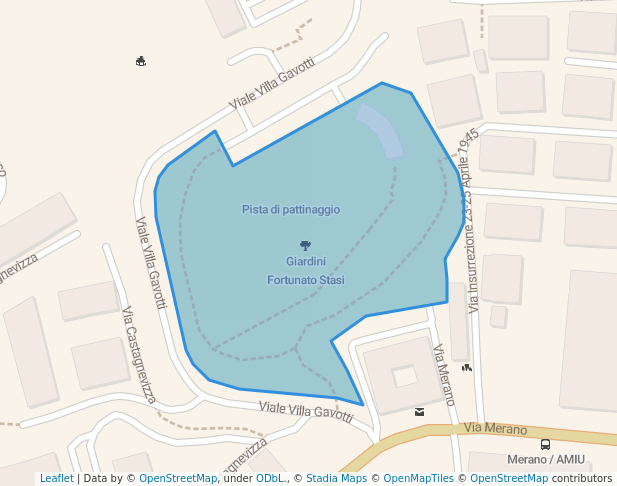 Giardini Fortunato Stasi in Genova | Map and Routes