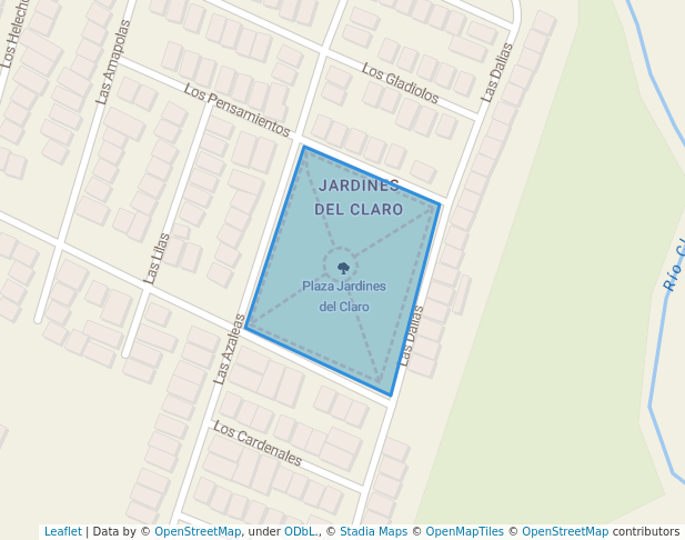 Plaza Jardines del Claro in Pucon | Map and Routes