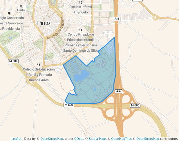 Parque Juan Carlos I in Pinto | Map and Routes