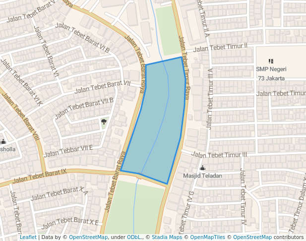 Tebet EcoPark in Jakarta | Map and Routes
