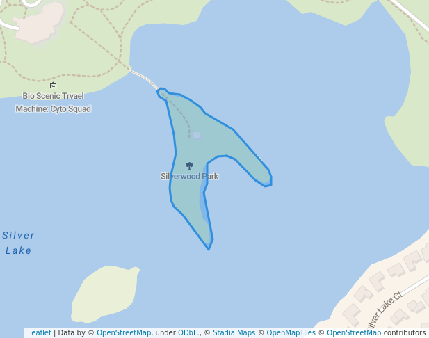 Silverwood Park in Saint Anthony | Map and Routes