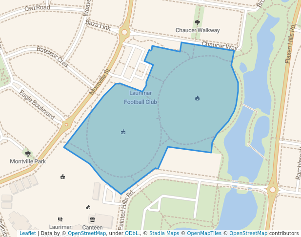 Laurimar Town Park in Doreen | Map and Routes