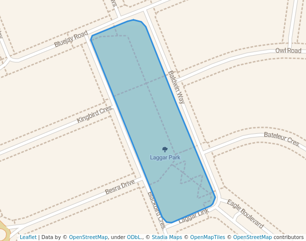 Laggar Park in Doreen | Map and Routes