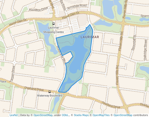 Laurimar Wetlands in Doreen | Map and Routes