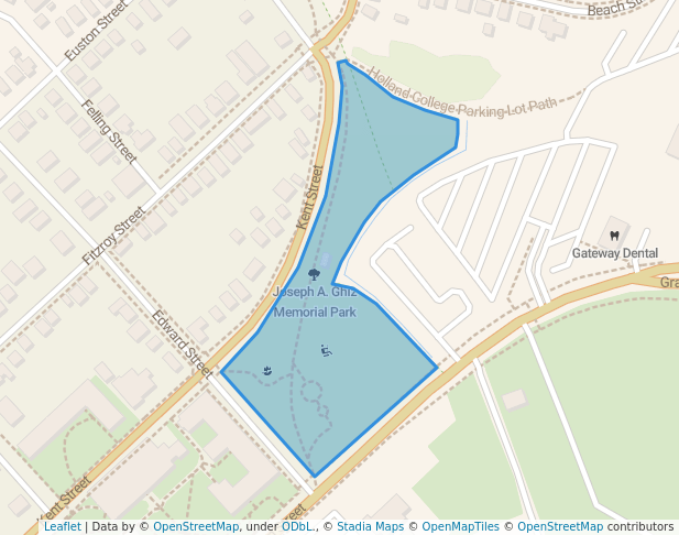 Joseph A. Ghiz Memorial Park in Charlottetown | Map and Routes