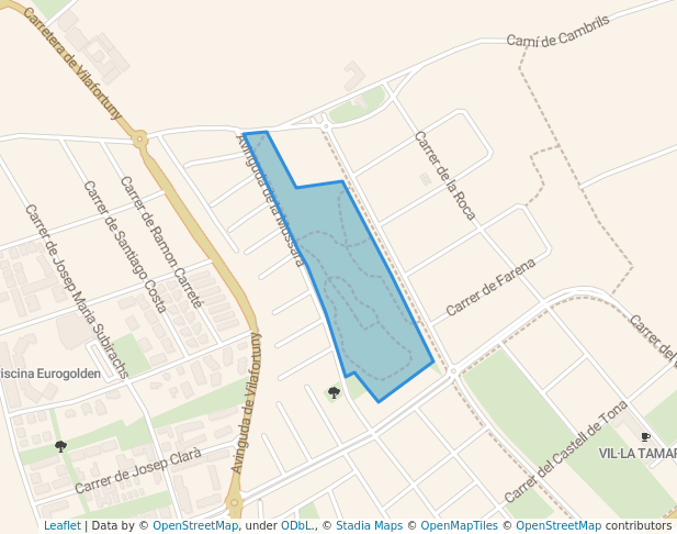 les Províncies in Cambrils | Map and Routes
