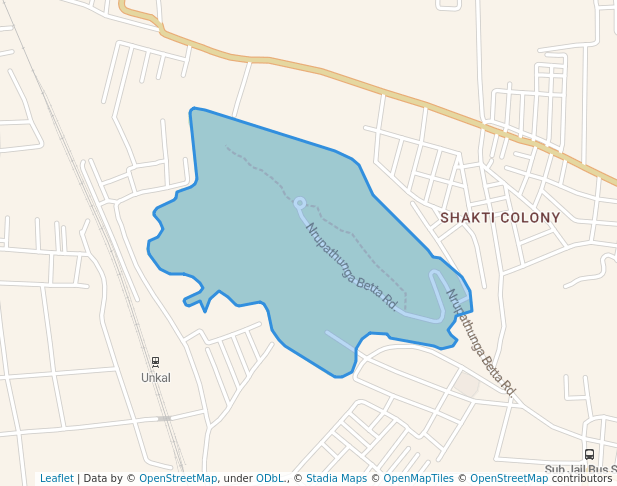 Nrupathunga Betta Park in Hubballi | Map and Routes