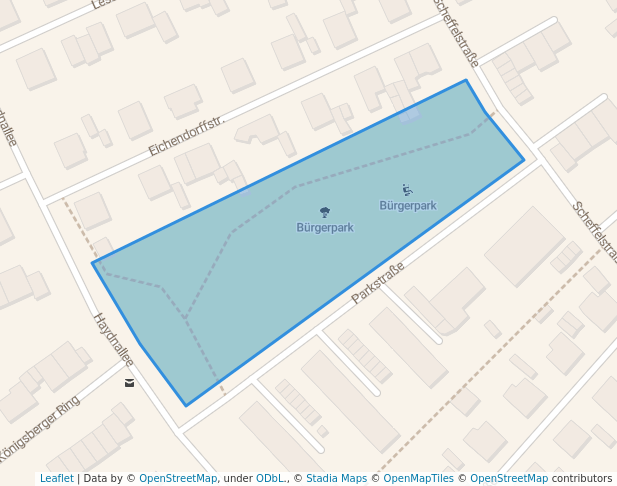 Bürgerpark in Reilingen | Map and Routes