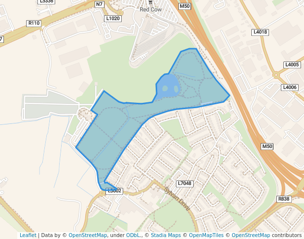 Ballymount Park in Dublin | Map and Routes