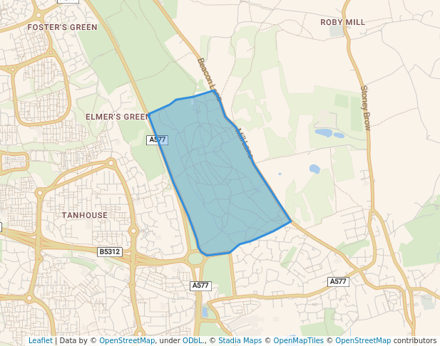 Beacon Country Park in Skelmersdale | Map and Routes
