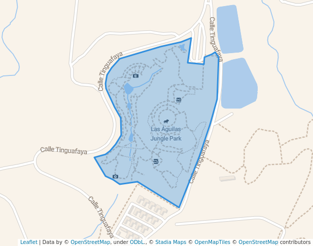 Jungle Park in Arona | Map and Routes