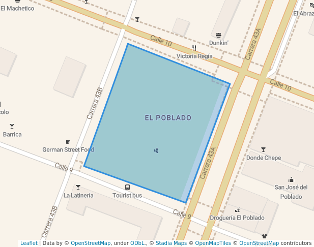 Parque El Poblado in Medellín | Map and Routes
