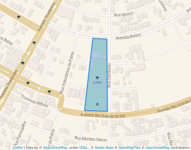 AABB in Umuarama | Map and Routes