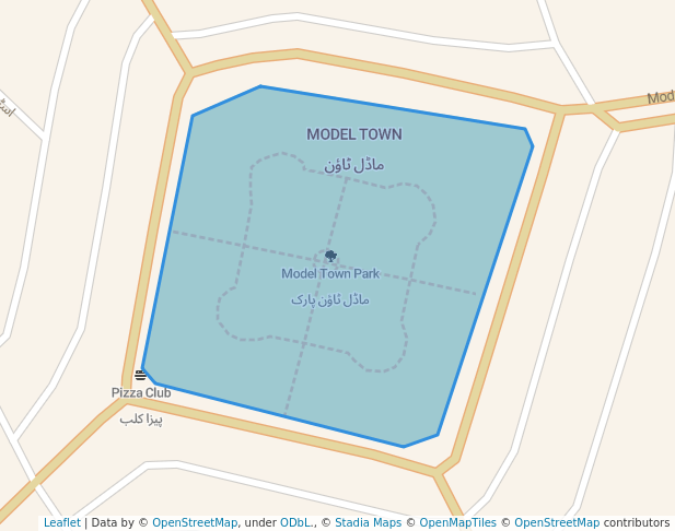 Model Town Park in Gujranwala | Map and Routes