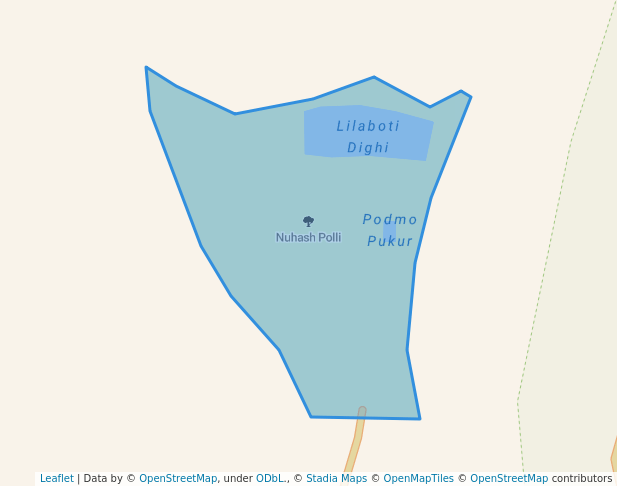Nuhash Polli in Pirozali | Map and Routes