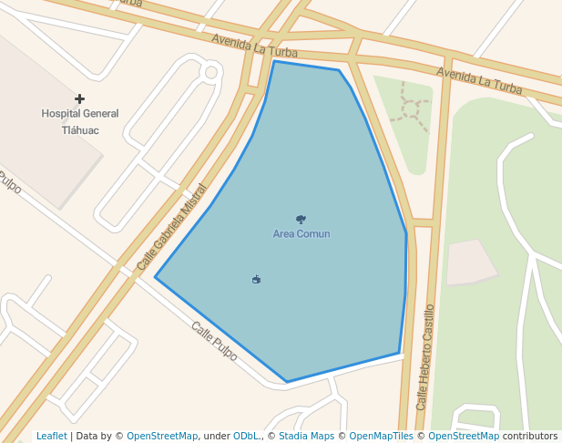 Area Comun in Ciudad de México | Map and Routes