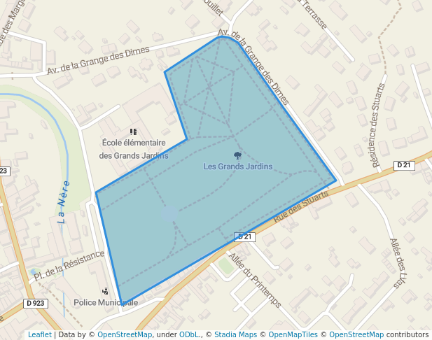 Les Grands Jardins in Aubigny-sur-Nère | Map and Routes