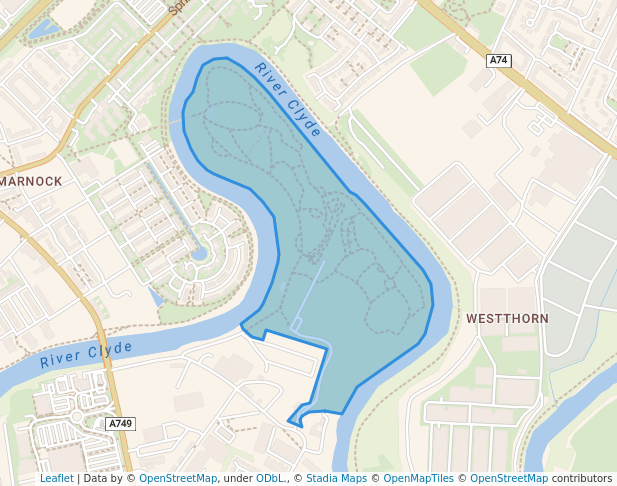 Cuningar Loop Woodland Park in Rutherglen | Map and Routes