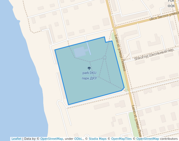 парк ДКУ in Karpinsk | Map and Routes