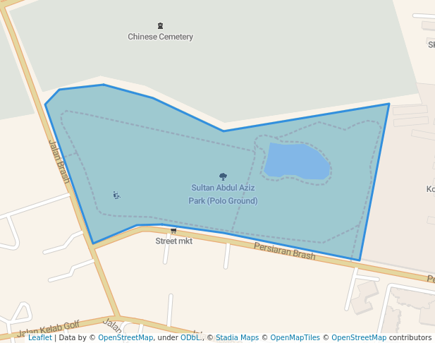 Sultan Abdul Aziz Park (Polo Ground) in Ipoh | Map and Routes