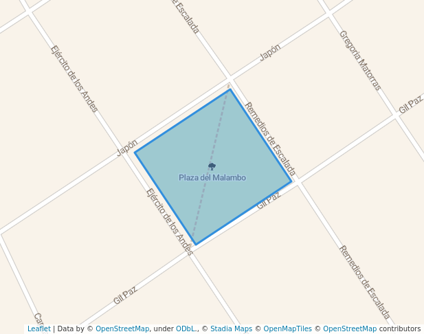 Plaza del Malambo in Santiago del Estero | Map and Routes