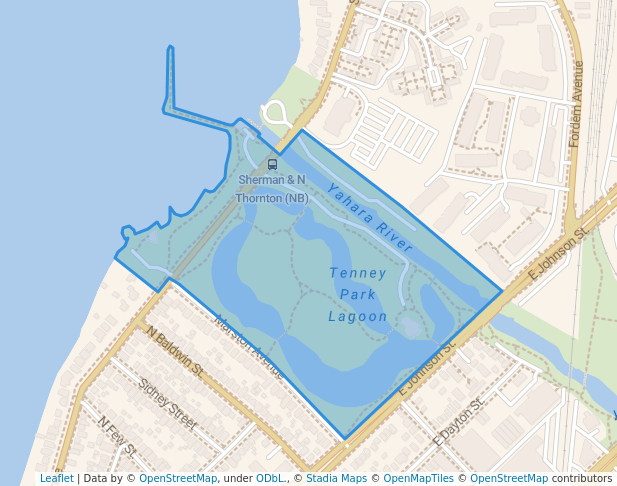 Tenney Park in Madison | Map and Routes