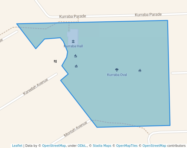 Kurraba Oval in Berkeley Vale | Map and Routes
