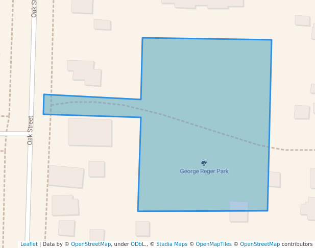 George Reger Park in Madison | Map and Routes