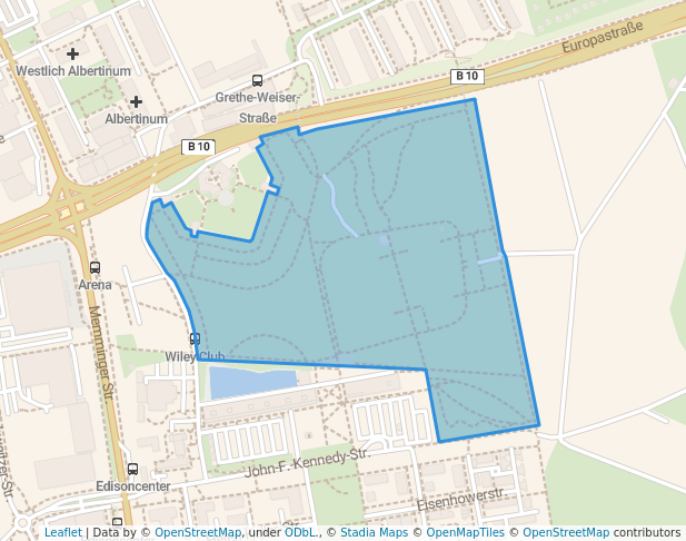 Sportpark Wiley in Neu-Ulm | Map and Routes