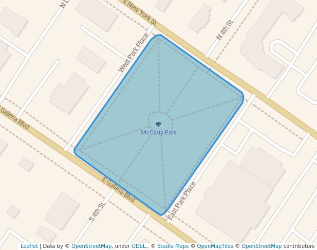 McCarty Park in Aurora | Map and Routes