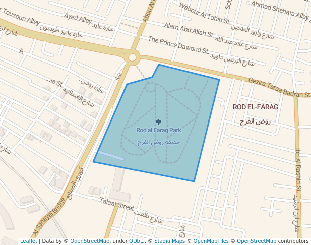 Rod al Farag Park in Cairo | Map and Routes