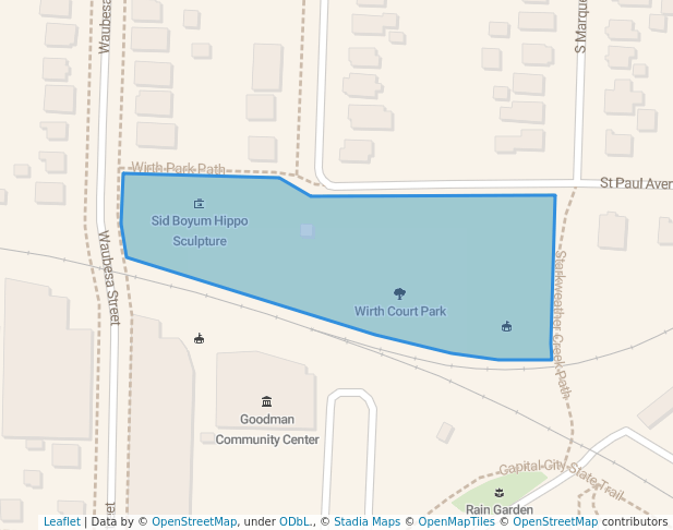 Wirth Court Park in Madison | Map and Routes