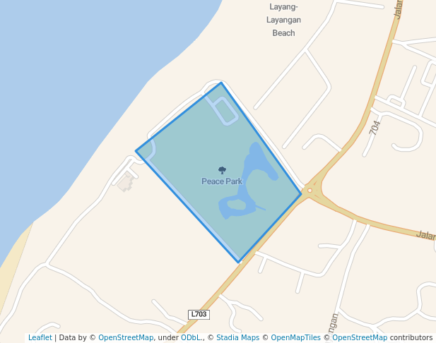 Peace Park in Labuan | Map and Routes