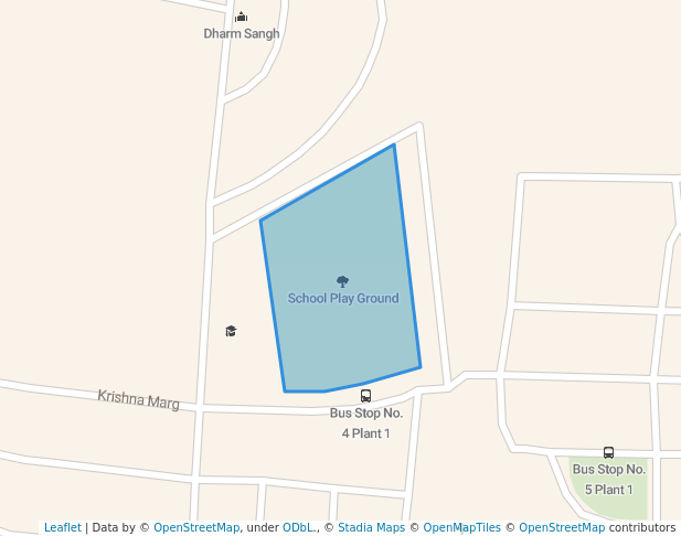 School Play Ground in Renukoot | Map and Routes