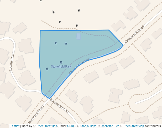 Stonefield Park in Middleton | Map and Routes
