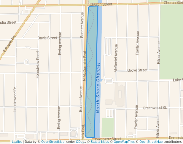 Skokie Northshore Sculpture Park in Evanston | Map and Routes