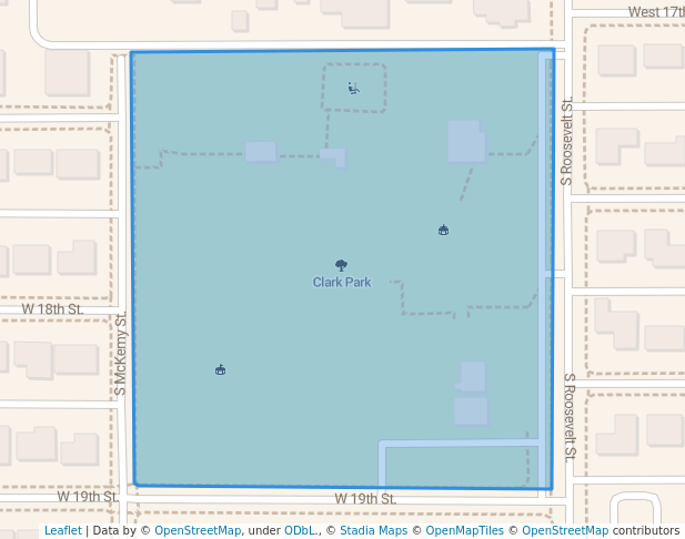 Clark Park in Tempe | Map and Routes