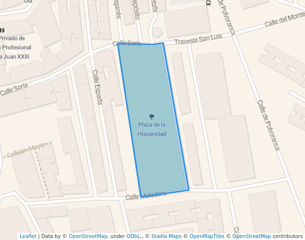 Plaza de la Hispanidad in Alcorcón | Map and Routes