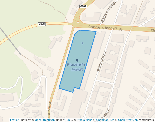 Friendship Park in Da Lian Shi | Map and Routes