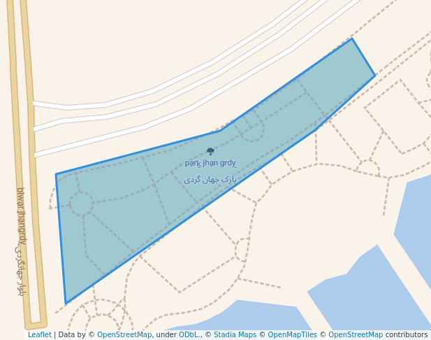 پارک جهان گردی in Bandar Abbas | Map and Routes