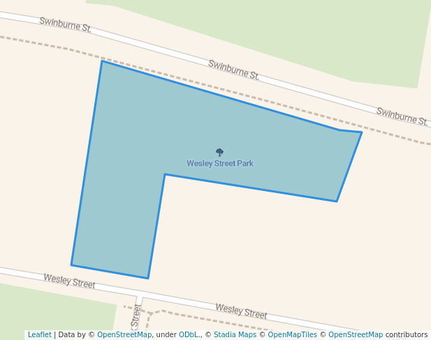 Wesley Street Park in Lutwyche | Map and Routes