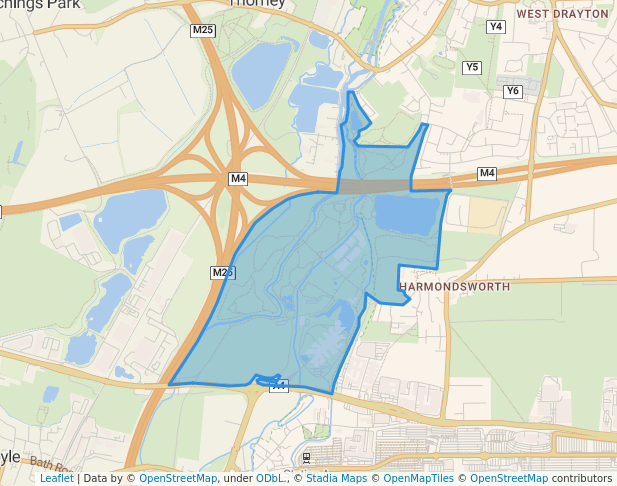 Harmondsworth Moor in Harmondsworth | Map and Routes