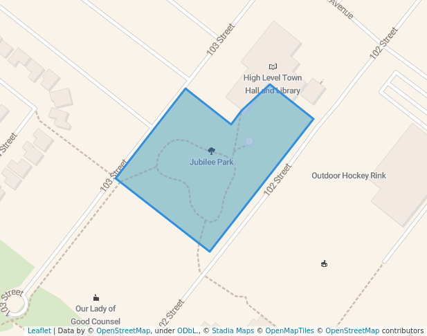 Jubilee Park in High Level | Map and Routes