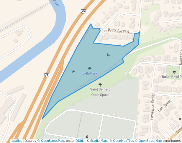 Lytle Park in Cincinnati | Map and Routes