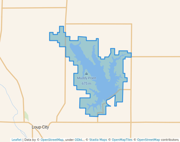Sherman Reservoir State Recreation Area in Loup City | Map and Routes