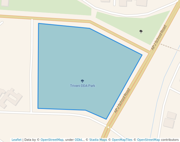 Triveni DDA Park in New Delhi | Map and Routes