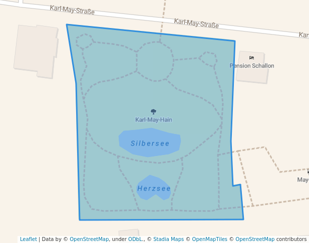 Karl-May-Hain in Radebeul | Map and Routes